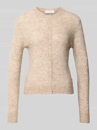 Rich & Royal Strickjacke mit Rundhalsausschnitt und Knopfleiste