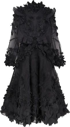 Zimmermann Femme, Robes, Noir, Taille: 38 FR Robe Noire en Dentelle avec Découpe