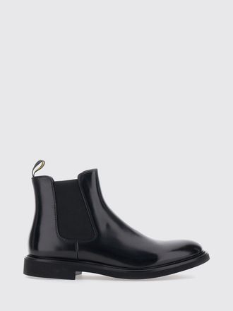 Doucal's Bottines Chelsea en cuir de veau bross&eacute; avec cheville &eacute;lastiqu&eacute;e