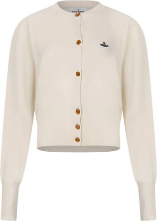 Vivienne Westwood Bea Cropped Cardigan - - Knitwear - Damen - Beige - S