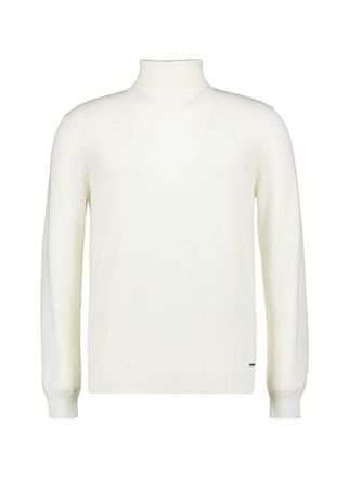 Pierre Cardin Herren Pullover wei&szlig; unifarben