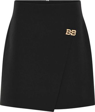 Bruuns Bazaar Femme, Jupes, Noir, Taille: 42 FR Jupe &agrave; Coupe Unique