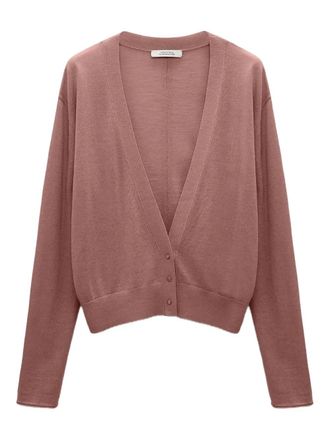 Dorothee Schumacher cardigan à col v - Rose