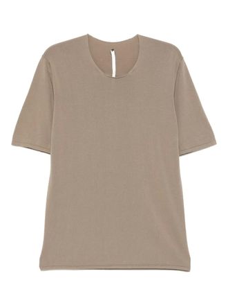 Label Under Construction t-shirt en coton - Tons neutres