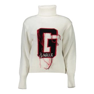 Ga&euml;lle Paris Femme, Pulls, Blanc, Taille: 36 FR Pull Blanc &agrave; Manches Longues