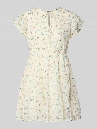 Only Tailliertes Freizeitkleid mit Volants Modell ELIZA