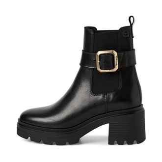 Tamaris Leather Bootie - - Shoes - Damen - Schwarzk - 40 EU