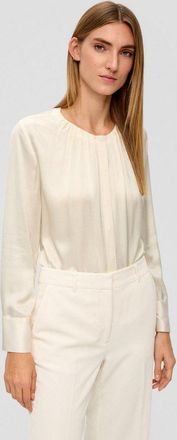 s.Oliver Langarmbluse Bluse Bluse aus Viskose