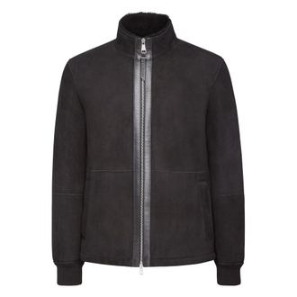 Billionaire Boys Club Shearling Jacket Crest - - Jackets - Herren - Grau - 4XL