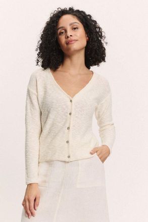 Tranquillo Strickjacke Strickjacke Ronjaa Slub Strick GOTS GOTS-zertifizierte Slub-Strickjacke aus Bio-Baumwolle