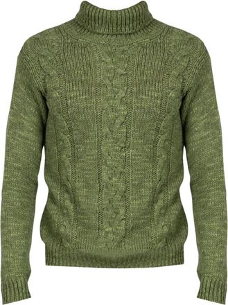 Xagon Man Rollkragenpullover - - Knitwear - Herren - Gr&uuml;n - L
