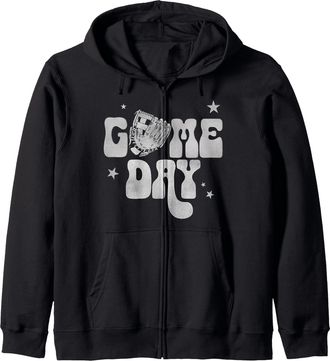 Trendy Apparel Game Day Sports Stars Baseball Glove Kapuzenjacke