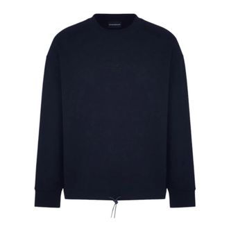Emporio Armani Blaues Sweatshirt 3D1M621Jhsz0920 - - Sweatshirts & Hoodies - Herren - Blau - S
