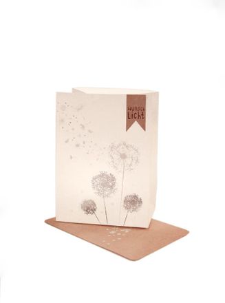Good old Friends Schattenlichtt&uuml;te - Wunschlicht, Pusteblume, Papier