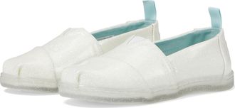 Toms Classic Alpargata, Flacher Slipper, White Confetti Coated Glitter
