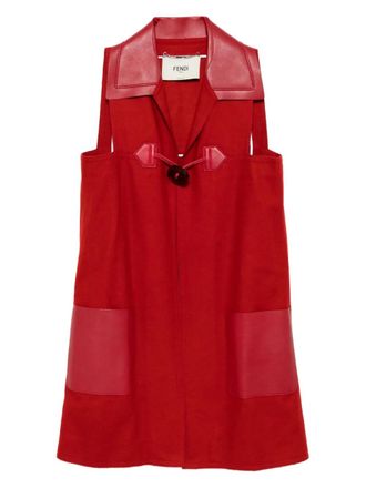 Fendi veste années 1990 - Rouge