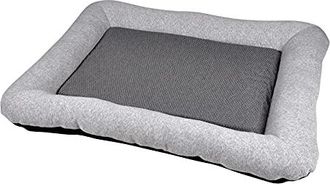 LOVE STORY Kissen rechteckig, antibakteriell, 70 x 55 x 8 cm, Graphen, Grau