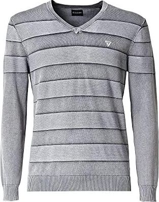 Guess Guess Pull Homme Rayures Homme M83r30 Franklin Swtr Gris - Taille - S