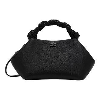 Ganni Grained Small Bou Bag - - Bags - Damen - Schwarzk - ONE SIZE