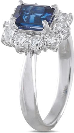 Luxury Bazaar diamond and sapphire ring - Silber