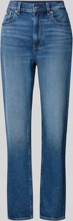 Calvin Klein Jeans Straight Fit Jeans mit Logo-Patch Modell Mom