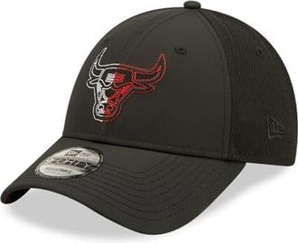 New Era NBA 9FORTY Casquette Chicago Bulls Mesh Back Black, Noir, taille unique