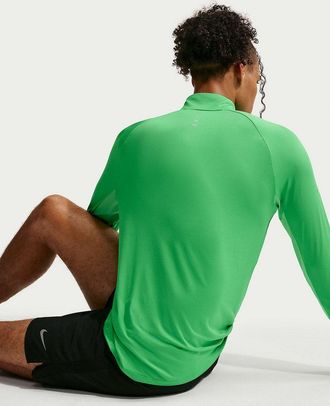 Nike Laufshirt M NK DF STRIDE HZ MIDLAYER leichtes Midlayer-Oberteil, atmungsaktives Material, schnell trocknend