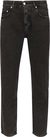 Icon Denim Los Angeles Straight Leg Jeans - Schwarz