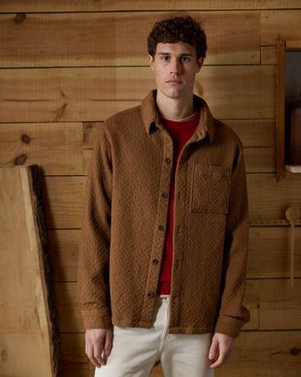 Faguo Surchemise camel coton bio