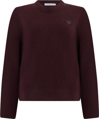 Maison Kitsun&eacute; Damen, Strickwaren, Rot, SGr&ouml;&szlig;e