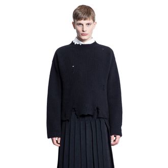 Ann Demeulemeester Folke Cropped Sweater