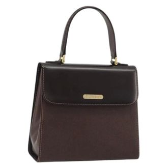 Burberry Sac &agrave; main vintage Pre-owned - Femme - Pre-owned - Brun - Taille: ONE Size