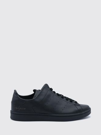 Yohji Yamamoto Baskets Diagonal Stan Smith en cuir avec logo imprim&eacute; et bout rond