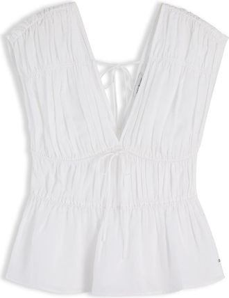 Tommy Hilfiger Blusentop Regular Fit Sleeveless Smock Blouse With
