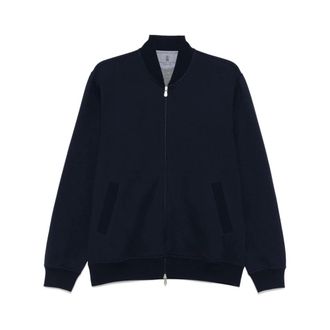 Brunello Cucinelli Herren, Sweatshirts & Hoodies, Blau, SGr&ouml;&szlig;e
