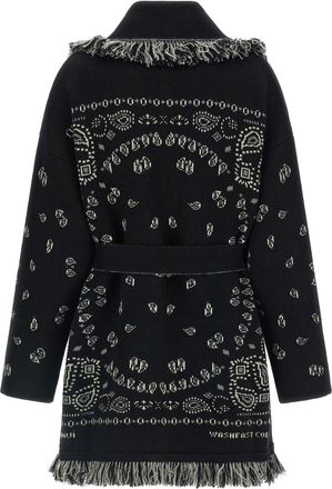 Alanui Bandana Cardigan - Black