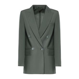 Max Mara Femme, Vestes, Vert, Taille: 34 FR Mxmalbata Blazer