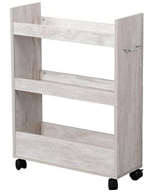 KESPER | Nischenregal, Material: Spanplatte, Maße: B 22 x H 78 x T 60 cm, Farbe: Weiß gekälkt | 24853 13