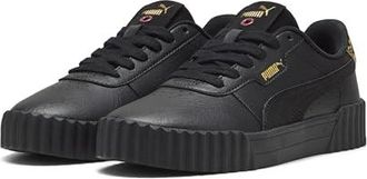 Puma Puma Baskets Carina 3.0 Animal Flair pour Femme, Noir et dor&eacute;, 40 EU, Puma Black Puma Gold, 40.5 EU