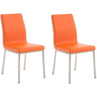 Clp 2er Set Esszimmerst&uuml;hle Colmar orange