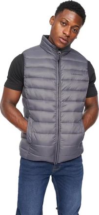 Crosshatch Gattering Weste f&uuml;r Herren, Gesteppt (Holzkohle Tarnmuster)