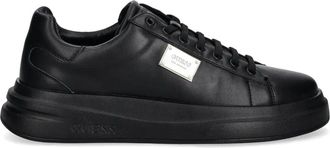 Guess Co Sneakers aus Leder - Schwarz