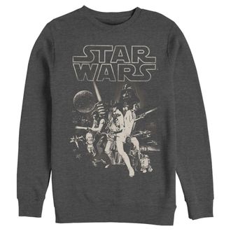 Star Wars Herren 0 Sweatshirt, Char Htr, Medium