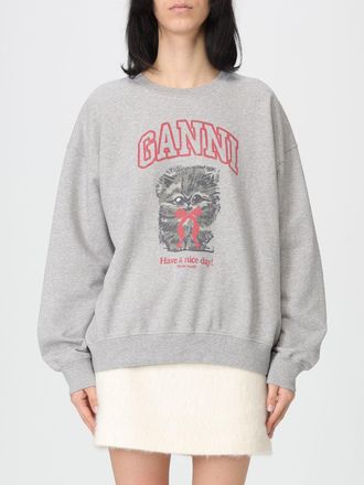 Ganni Sweat-Shirt GANNI Femme couleur Gris