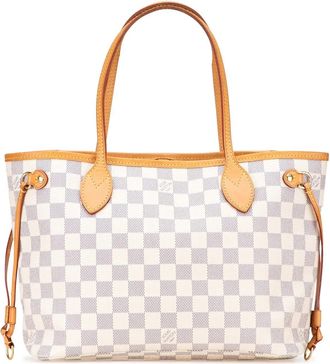 Louis Vuitton Shopper - Damier Azur Neverfull PM - Gr. unisize - in Weiß - für Damen