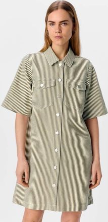 Object Jeanskleid in Cloud Dancer-Wei&szlig;