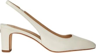 Ralph Lauren Femme, Chaussures, Blanc, Taille: 39 EU Klaire Escarpins Slingback