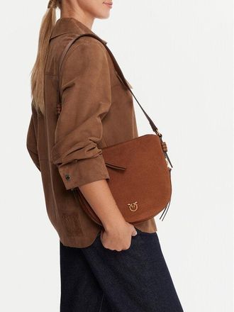 Pinko Handtasche Hobo Zip Around Mini Al 25-26 PLTT 105332 A2JH Braun