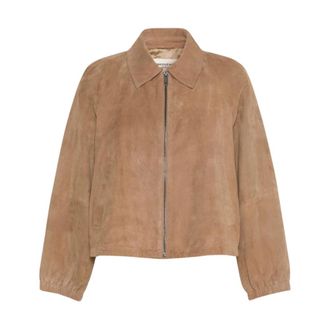 Max Mara Wildlederjacke - - Jackets - Damen - Beige - S