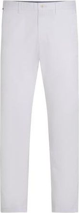Tommy Hilfiger Pantalon chino droit en coton m&eacute;lang&eacute;